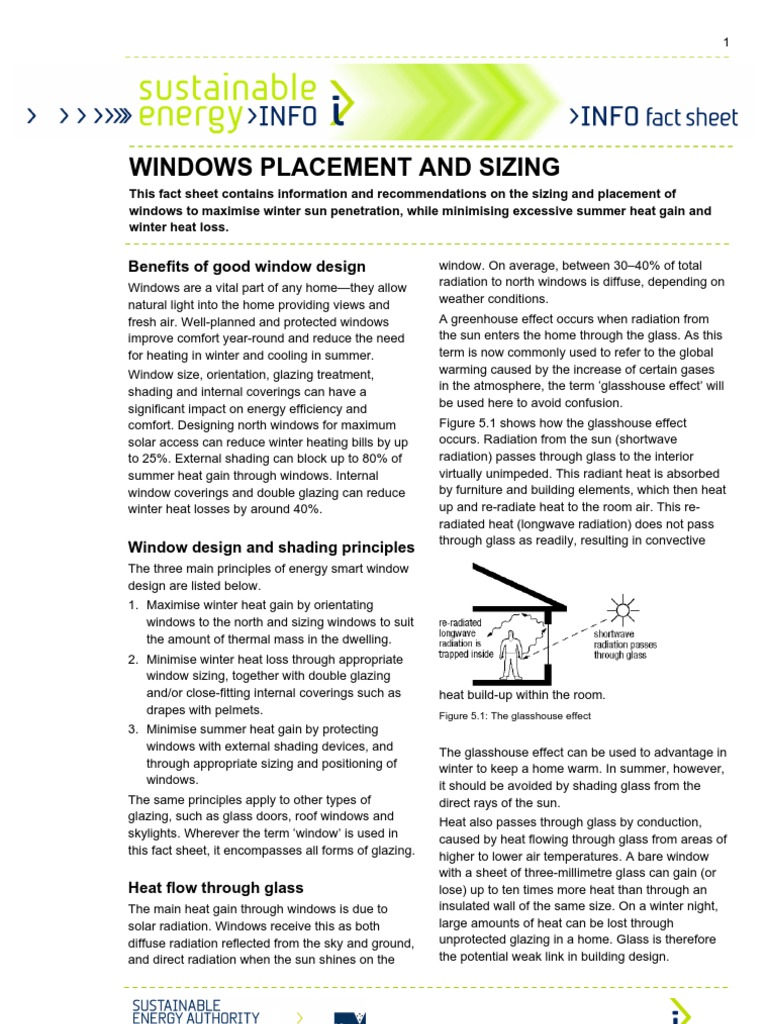 Window Placement | Download Free PDF | Window | Greenhouse