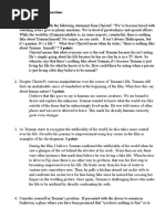 The Truman Show Study Guide for Students | PDF | Dystopia | Utopia