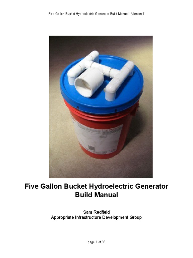 5 Gallon Bucket Build Manual | PDF | Electronic Circuits | Operational ...
