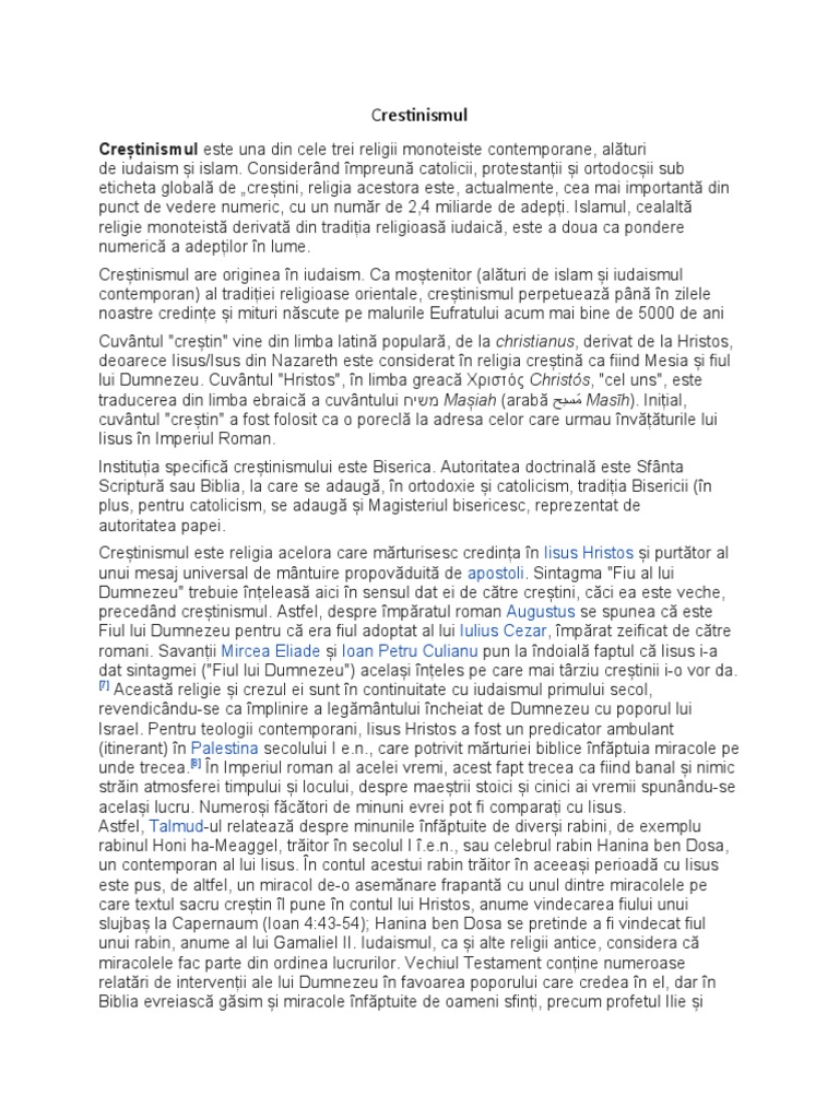 Crestinismul | PDF