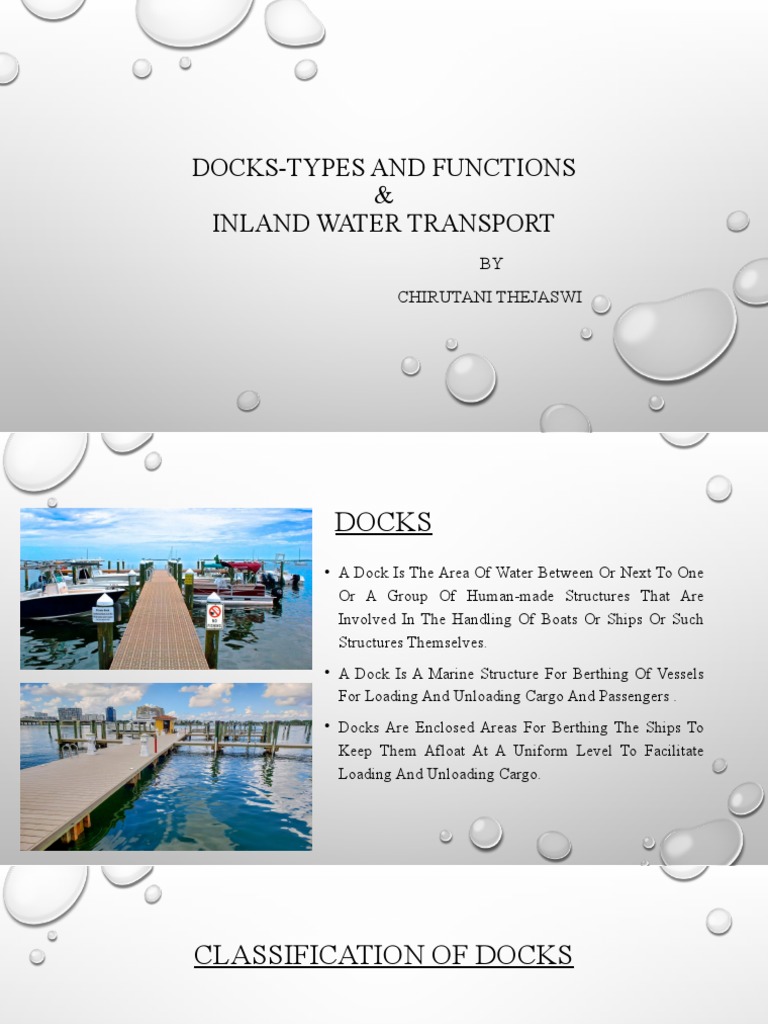 DOCKS-Types and Functions | PDF | Transport | Port