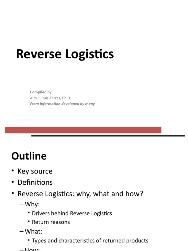 Reverse Logistics: Compiled by | PDF | Logistics | Reuse