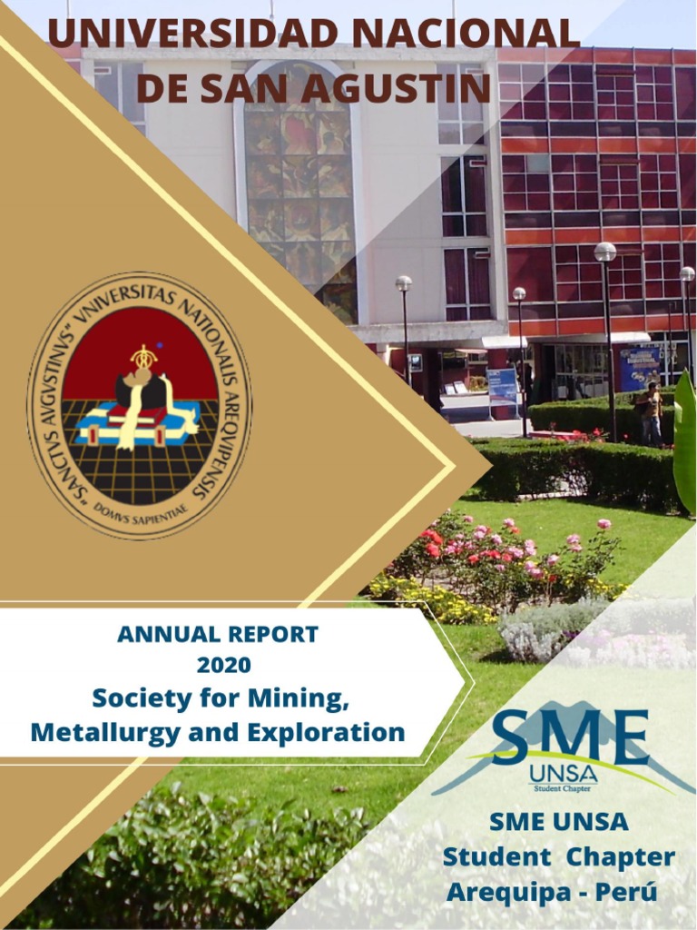 2020 - Annual Report SME UNSA Student Chapter | PDF