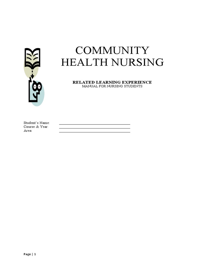 Community Health Nursing Manual | PDF | Evaluation | Nursing