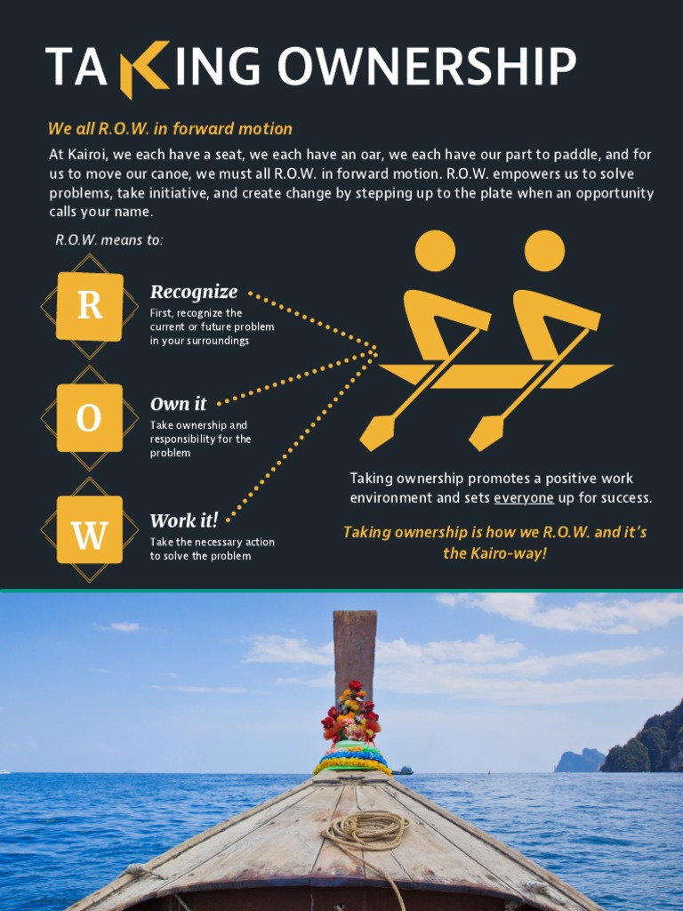 Taking Ownership Infographic | PDF