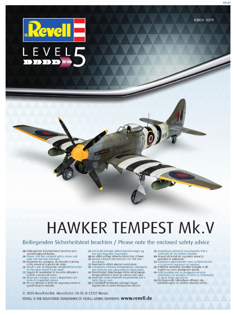 REVELL TEMPEST-03851 Instruction Sheet | PDF