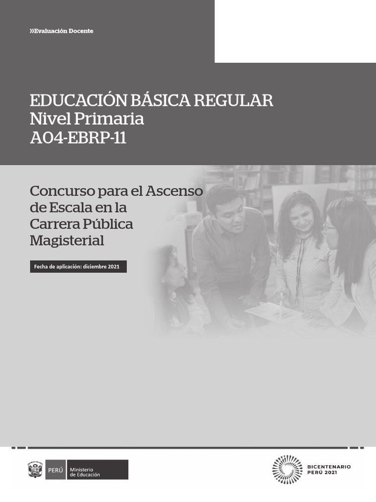 A04 EBRP 11 Primaria | PDF | Semilla | Aprendizaje