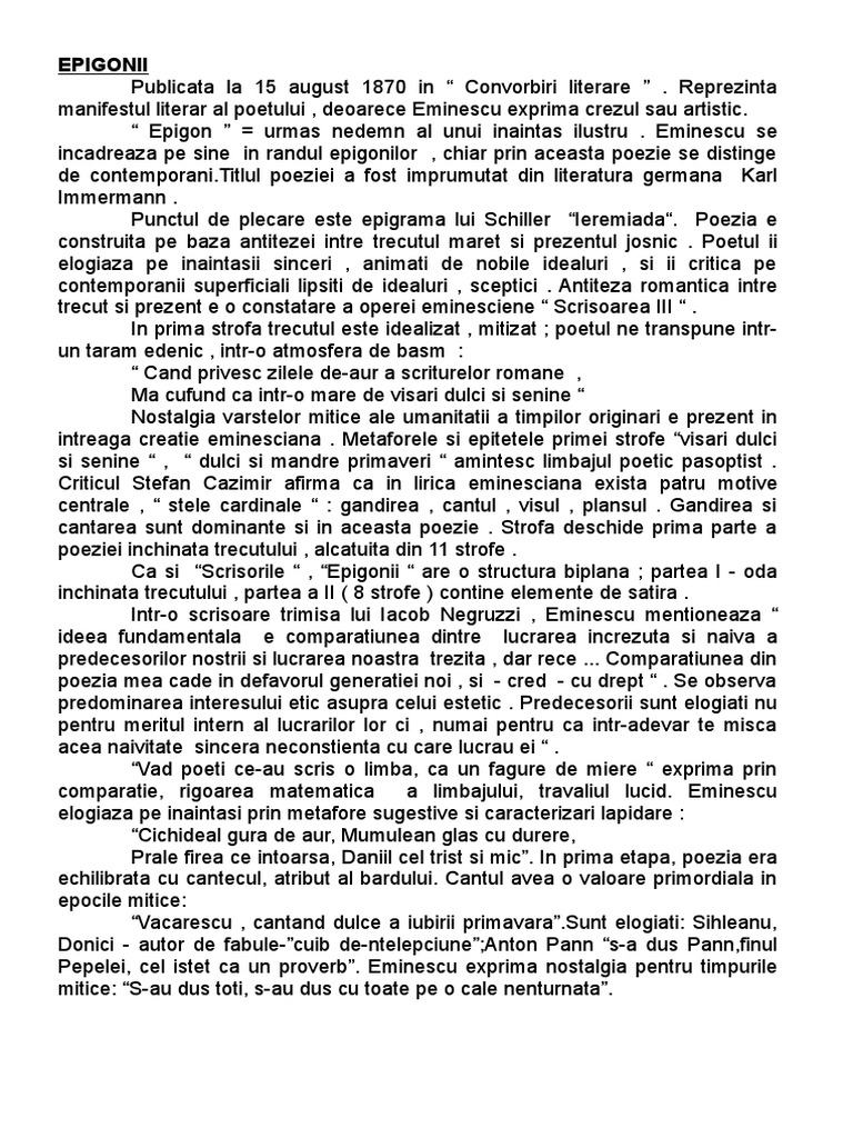 Epigonii | PDF