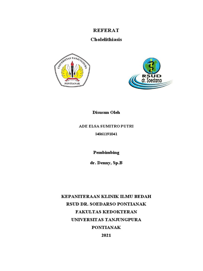 Panduan Lengkap Cholelithiasis | PDF