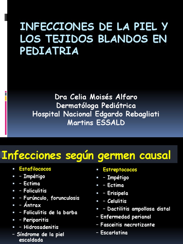 Infecciones de La Piel y Los Tejidos Blandos | PDF | Microbiología | Condiciones cutáneas