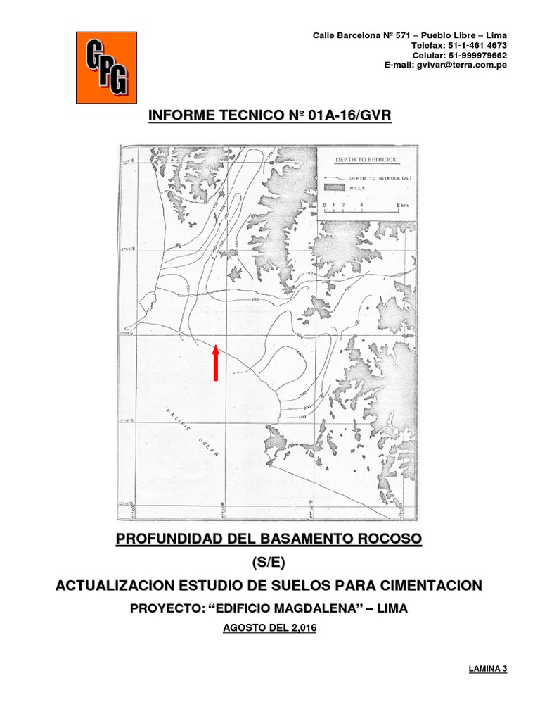 Lámina 3-Profundidad Del Basamento Rocoso | PDF