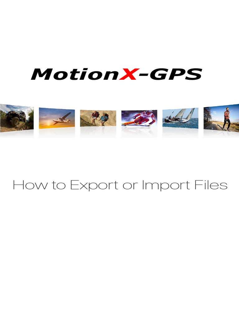 MotionX-GPS File Import/Export Guide | PDF | Finder (Software) | I Phone