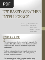 IOT Based Weather Monitoring System | PDF | Internet Of Things | Sensor