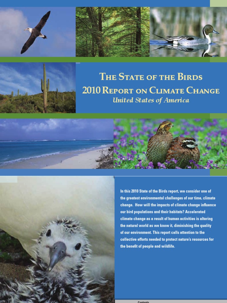 State of The Birds Climate Change | PDF | Seabird | Coast