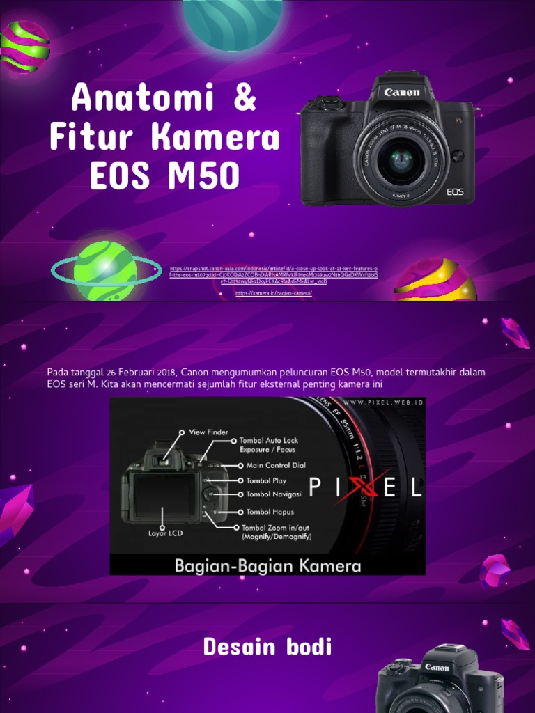 Anatomi & Fitur Kamera EOS M50 | PDF