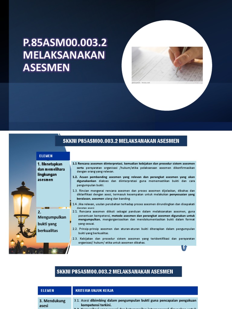 Melaksanakan Asesmen Rev2 | PDF