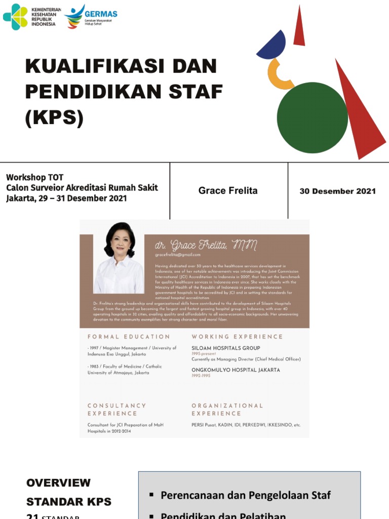 Kualifikasi Dan Pendidikan Staf (KPS) : Grace Frelita | PDF