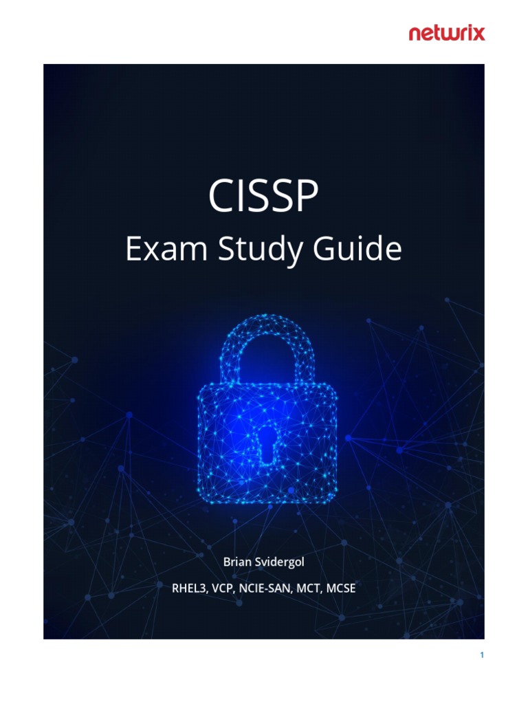 CISSP Exam Study Guide | PDF | Risk | Information Security