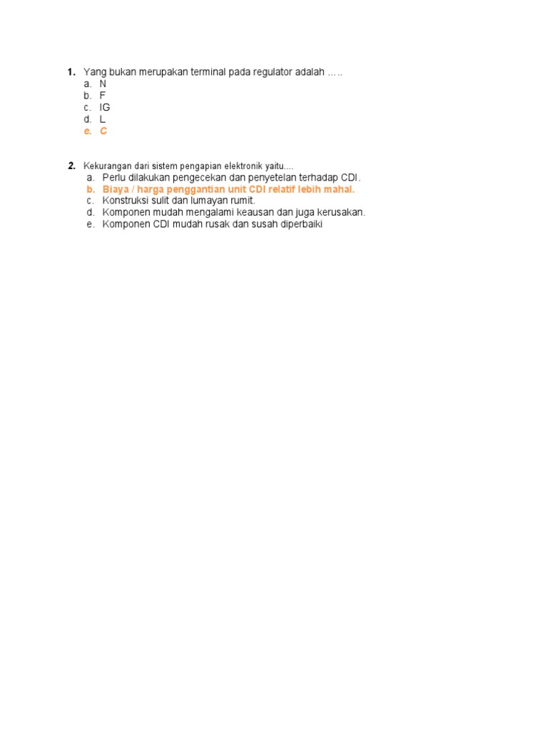 Terminal pada Regulator Pengisian Aki | PDF | Teknologi & Rekayasa