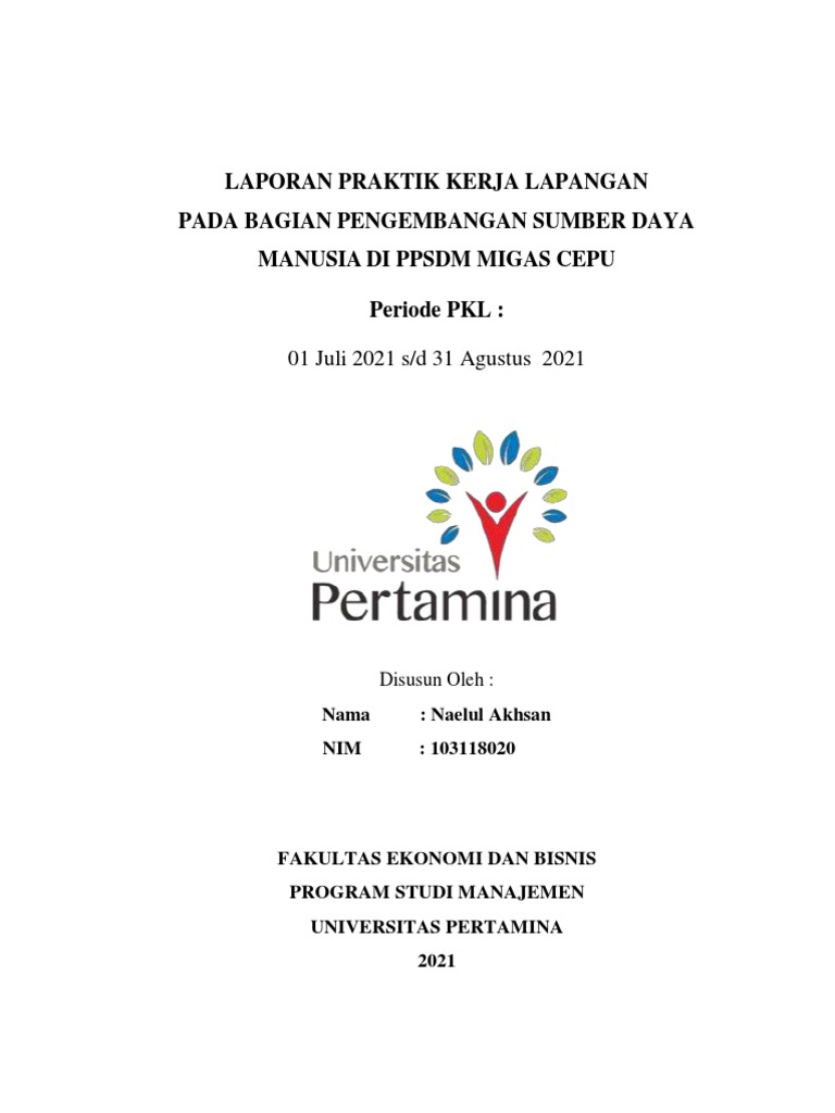 Laporan PKL - PPSDM MIGAS | PDF