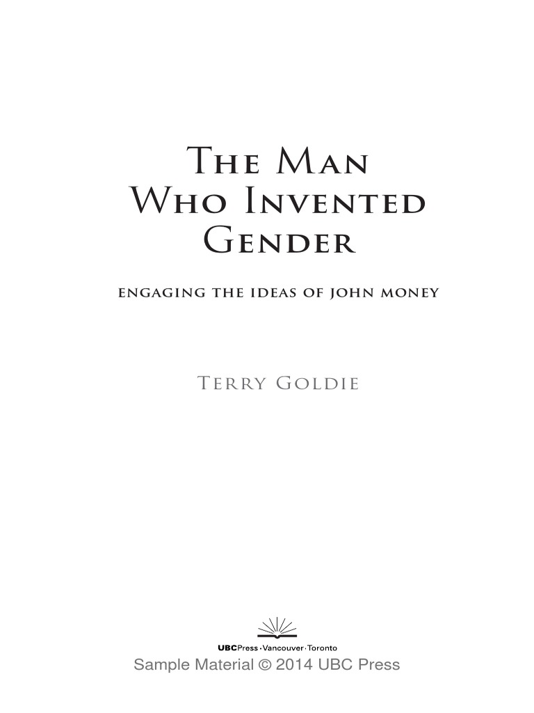 The Man Who Invented Gender | PDF | Sexology | Gender