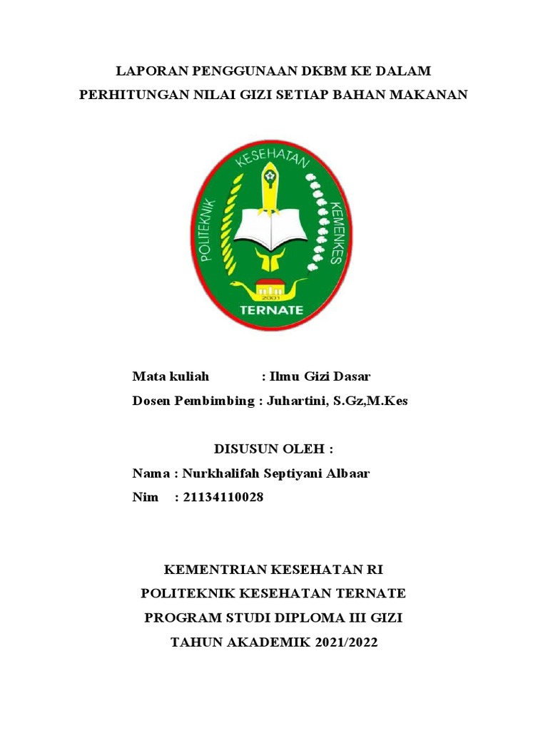 Laporan Penggunaan DKBM Ke Dalam | PDF