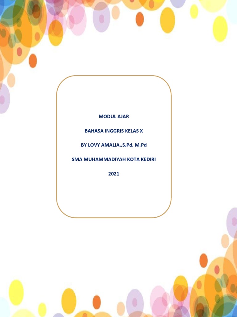 Modul Ajar Fix Lovy Past Tense N Recount Reading | PDF