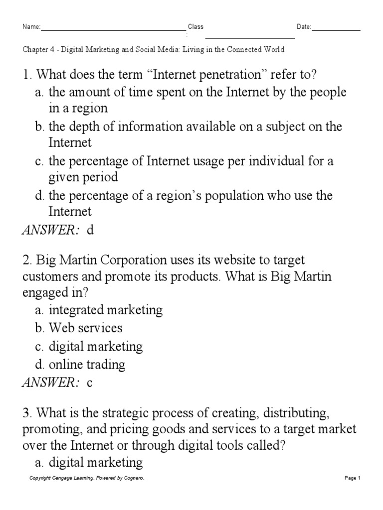 MKTGChapter 4 Digital Marketing and Social Media Living in The ...