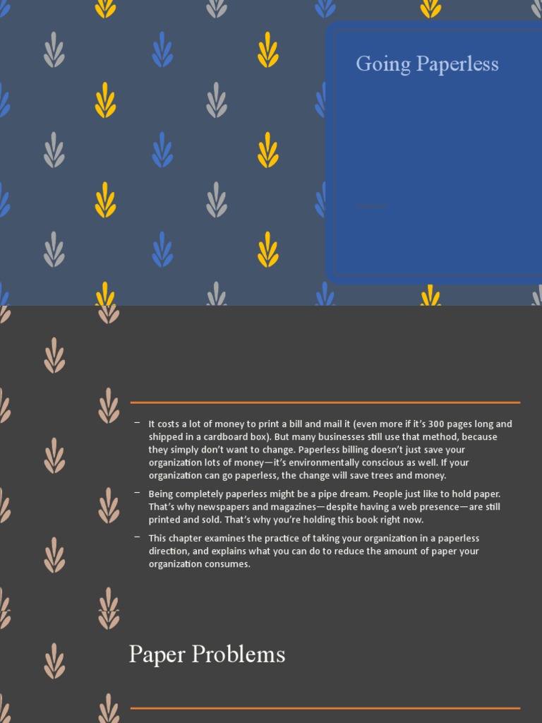 Green Computing Going Paperless | PDF | Electronic Data Interchange ...