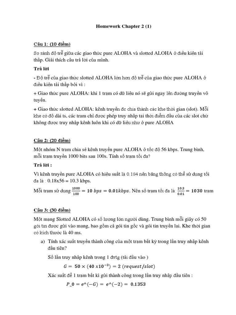 Computer Network Assignment3 Pdf 