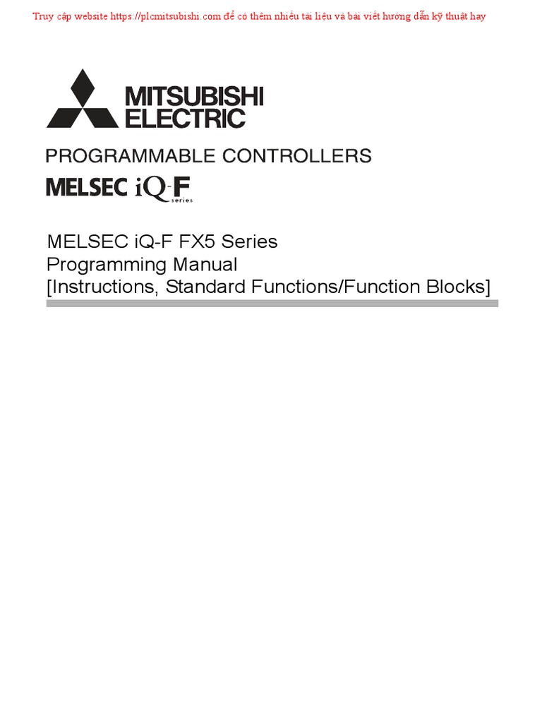 FX5U Programmingmanual | PDF | Arithmetic | Theory Of Computation