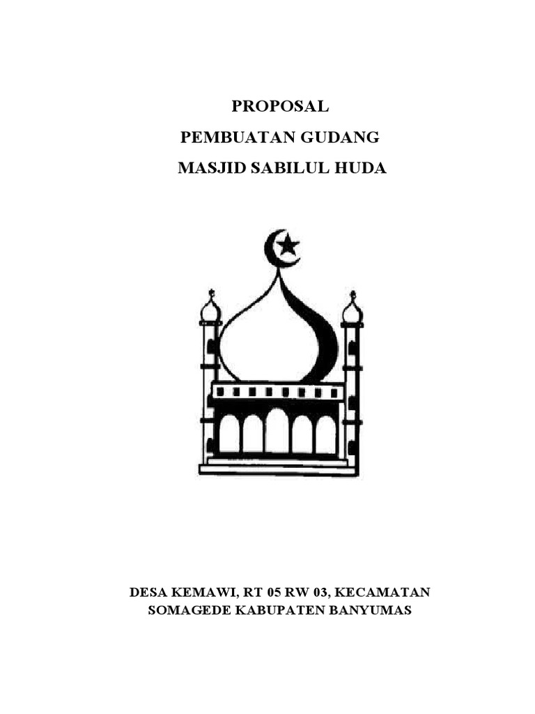 PROPOSAL Renovasi Masjid Gudang 10 Juni 2021 | PDF