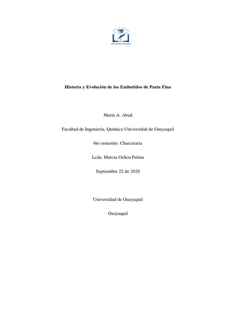 Historia y Evolución de Los Embutidos de Pasta Fina | PDF | Pancho | Carne