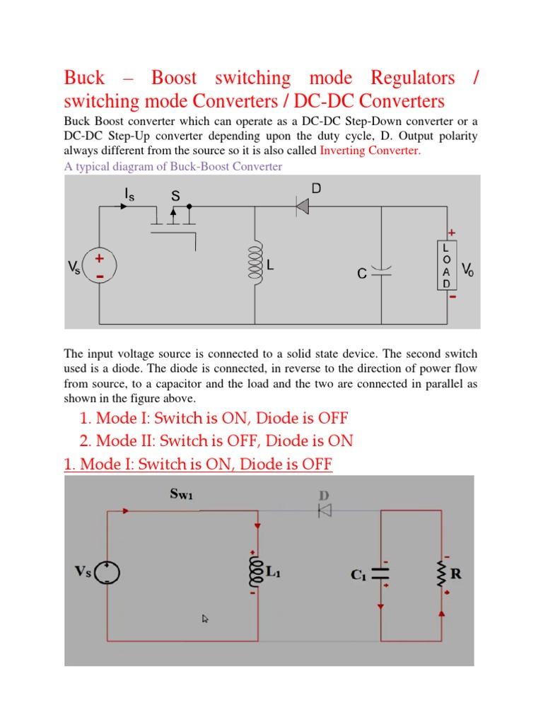Buck - Boost Switching Mode Regulators / Switching Mode Converters / DC ...