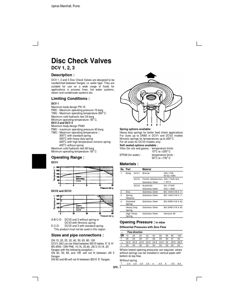 Disc Check Valves | PDF | Valve | Pipe (Fluid Conveyance)