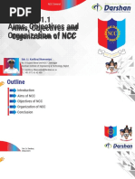 NCC Presentation | PDF | Military | Military Organization