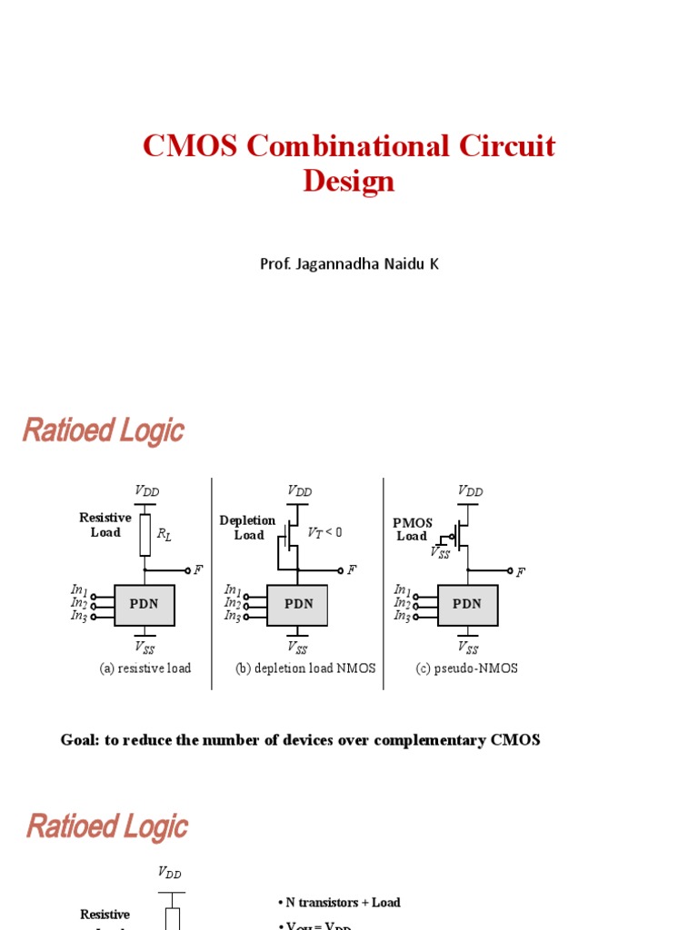28-Pseudo Nmos, DCVSL and Dynamic Logic-12!09!2020 (12-Sep-2020 ...