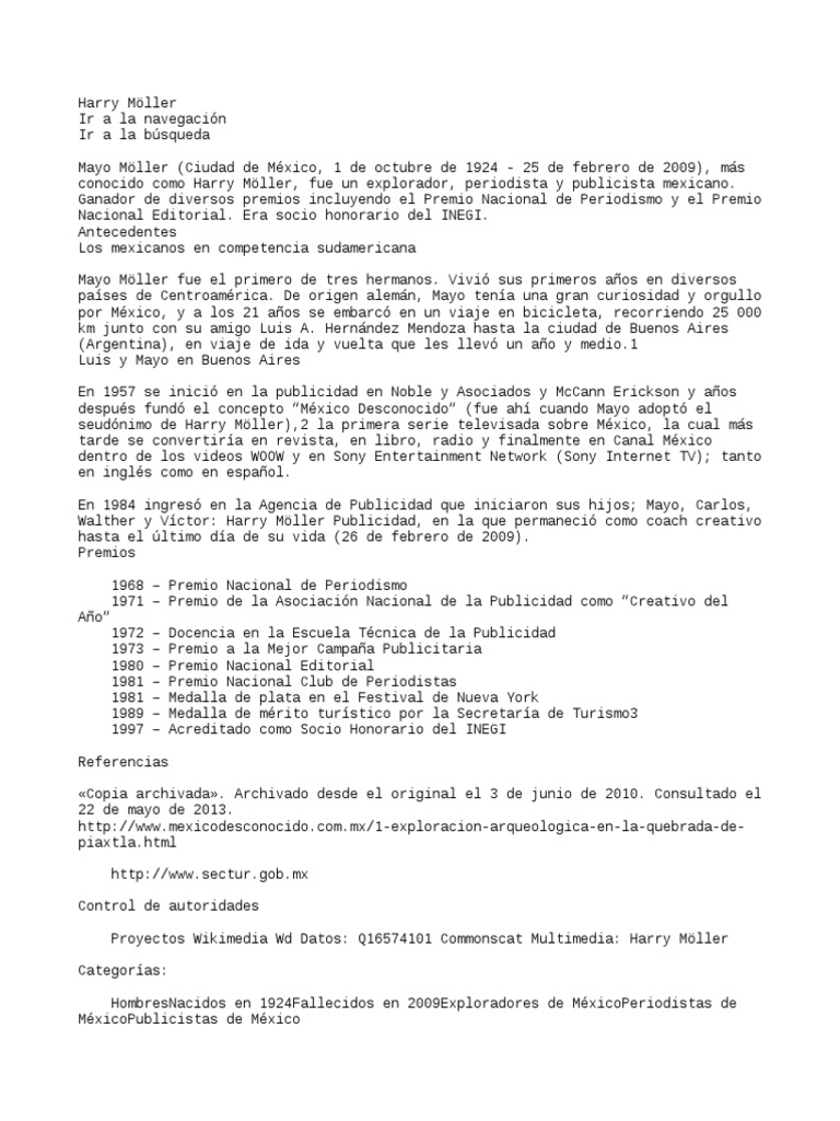 Harry Moller | PDF | Wikipedia | Internet