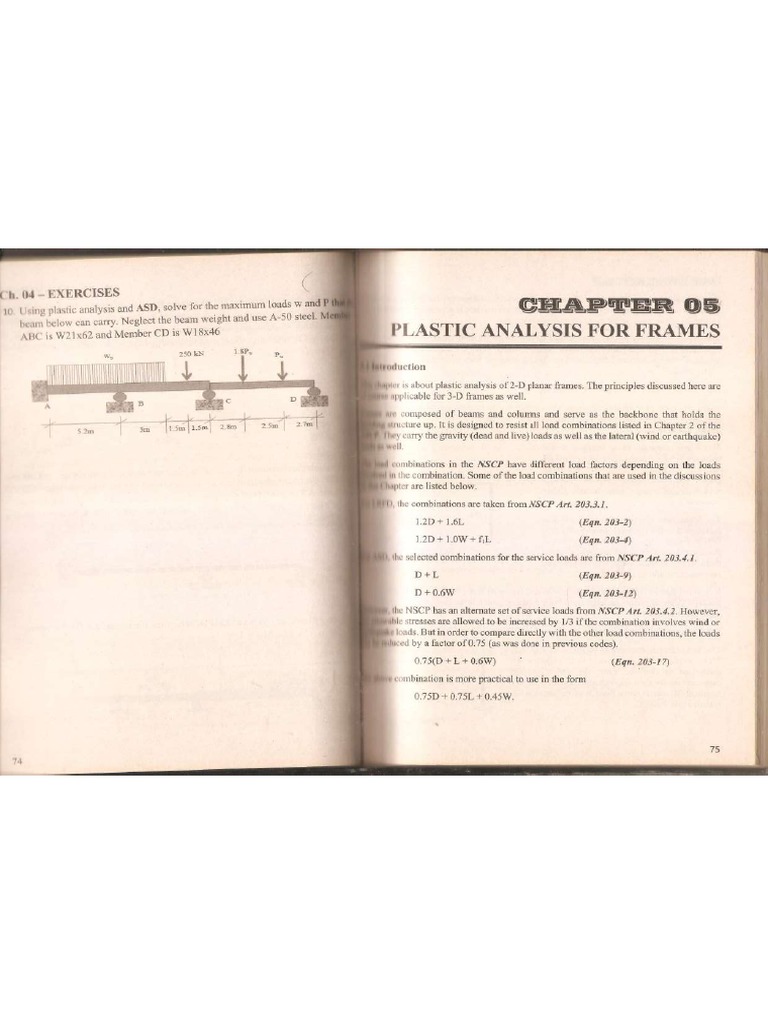 Plastic Analysis For Frames | PDF