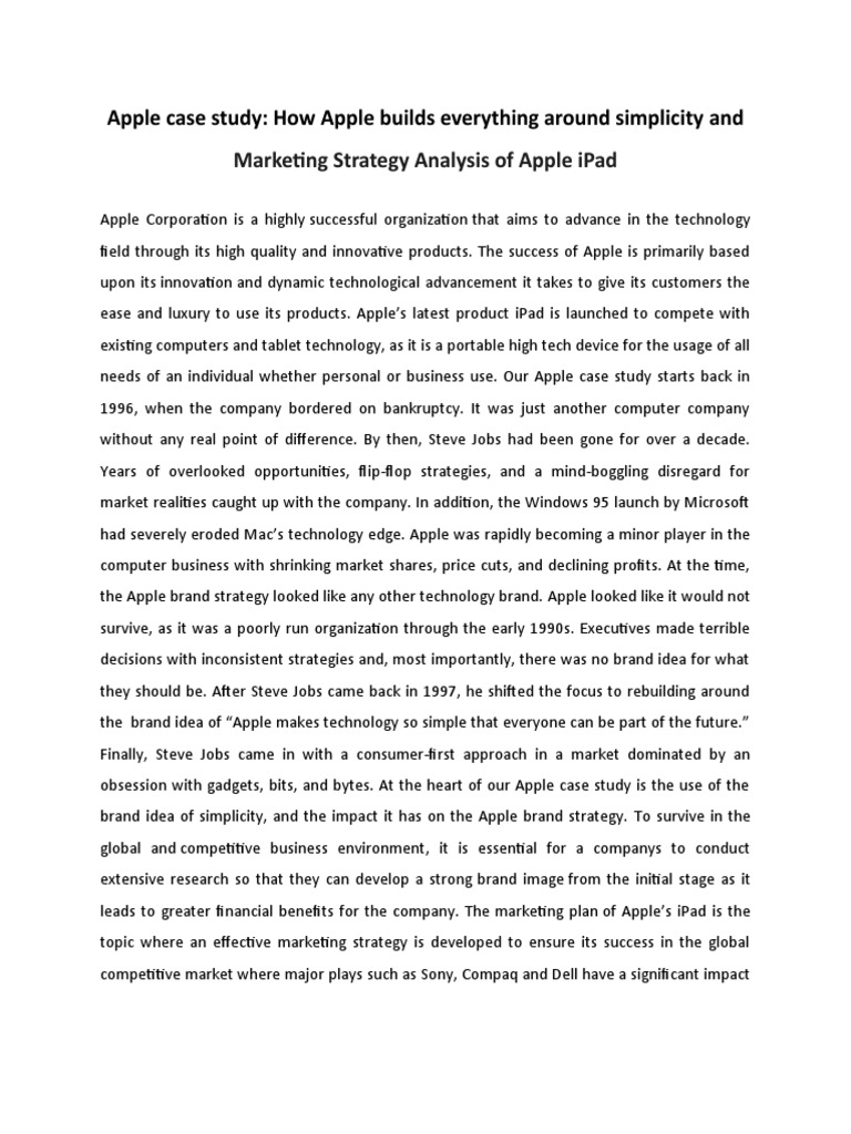 Apple Case Study SMM | PDF | Apple Inc. | Brand