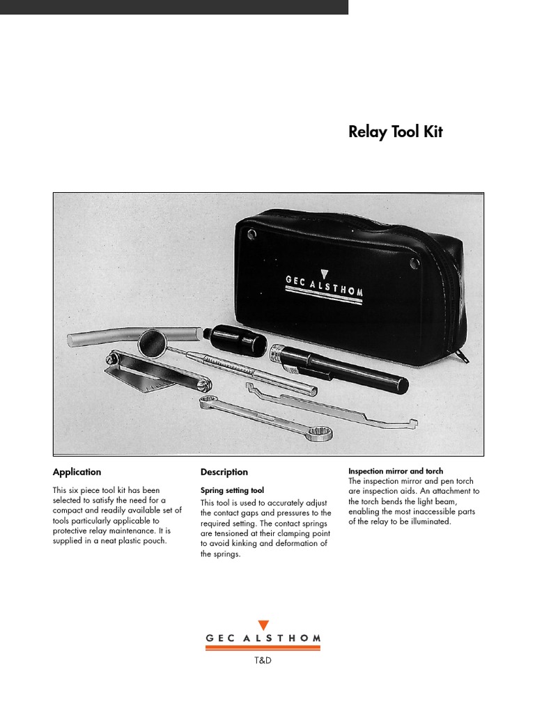 Relay Tool Kit: Application Description | Download Free PDF | Relay ...