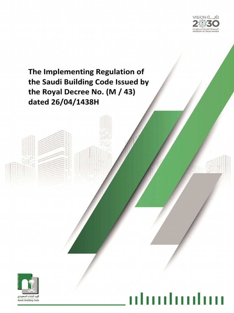 The Implementing Regulation of The Saudi Building Code Issued by The ...
