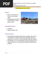 Method Statement Road Construction | PDF | Road | Concrete