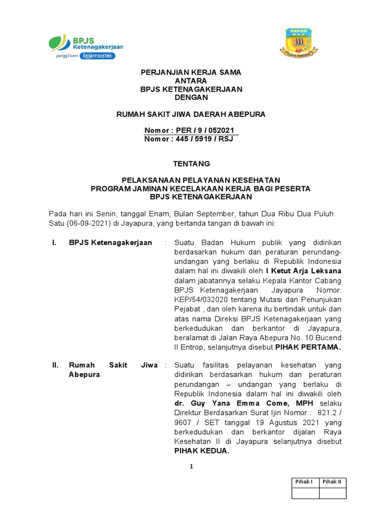 Draft Iks RSJ Daerah Abepura Fix Edit | PDF | Pengelolaan Keuangan & Uang | Hukum