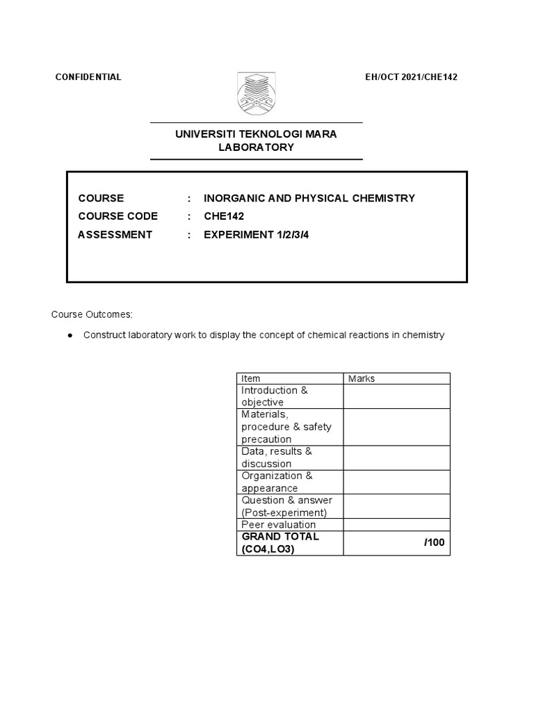 E-Lab Report 2 | PDF | Chemistry | Titration