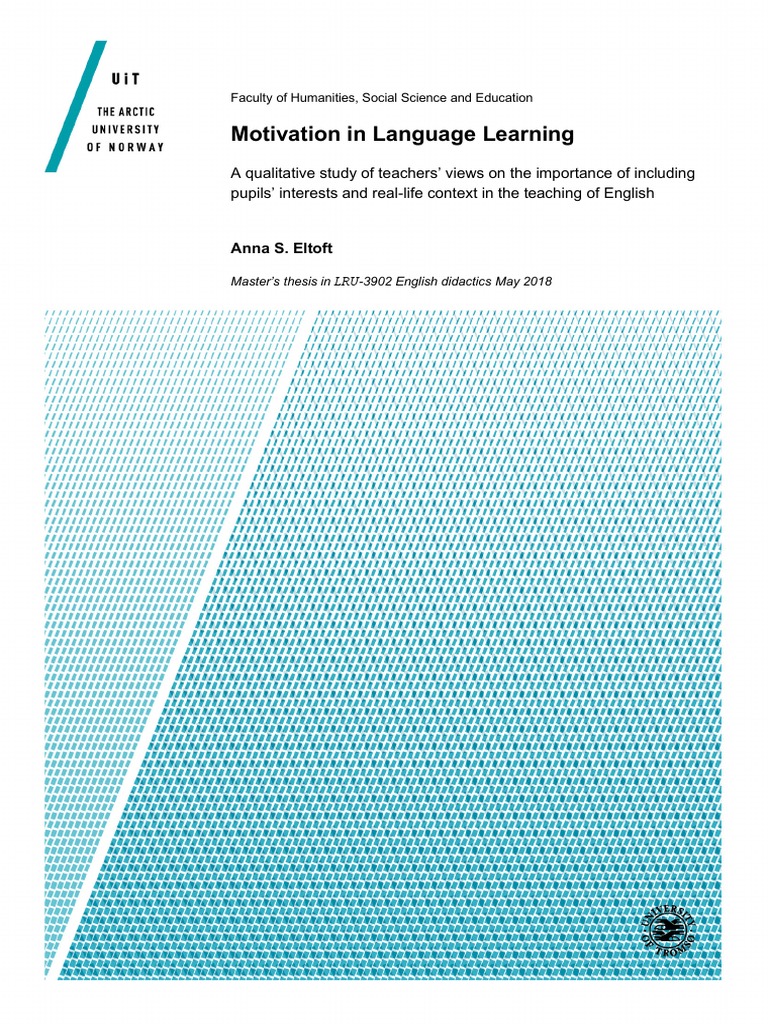 Thesis | PDF | Motivation | Motivational