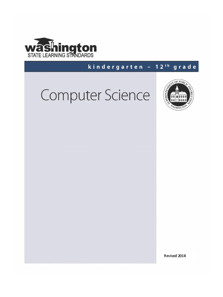 Washington CS-Standards | PDF | Curriculum | Computer Science