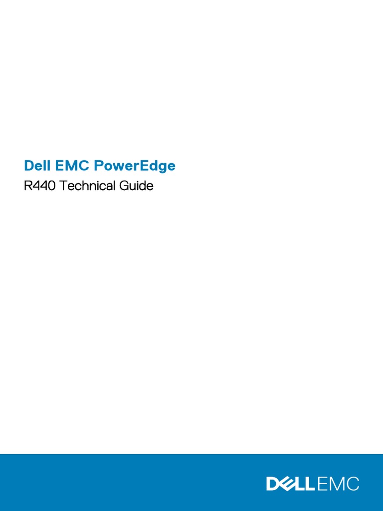 Dell Emc Poweredge: R440 Technical Guide | PDF | Solid State Drive ...