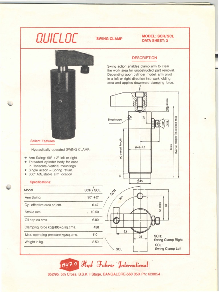 QUICLOC | PDF | Pump | Mechanical Engineering