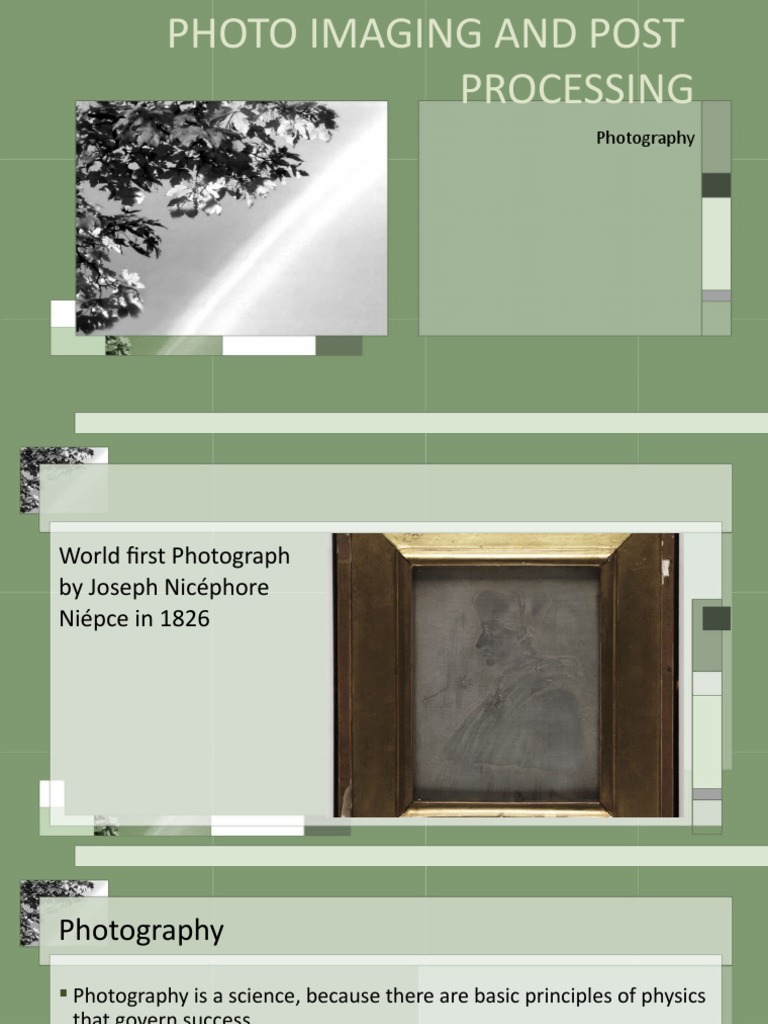 Photo Imaging and Post Processing: Photography | PDF | Shutter Speed ...